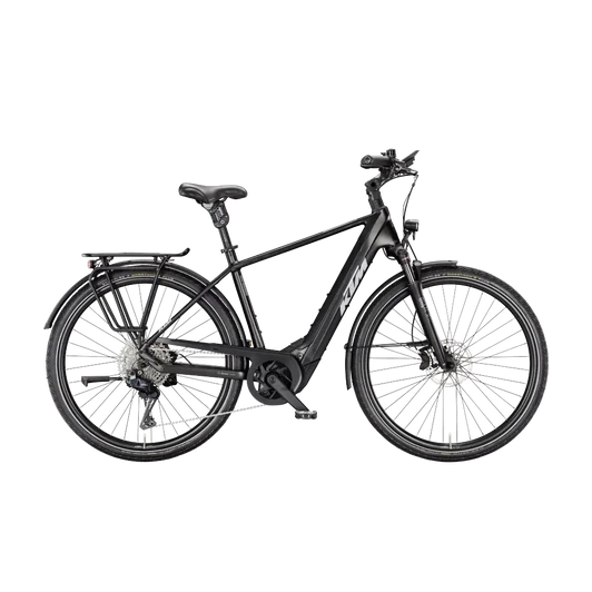 Elektromos trekking- túra kerékpár - KTM MACINA STYLE 820 XL Di2 H 60 DIAMOND BLACK MATT színben