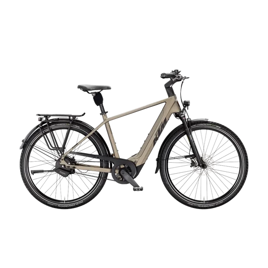 Elektromos városi kerékpár - KTM MACINA CITY 810 BELT H 60 OLIVE PEARL MATT színben